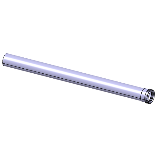 Accessori | Prolunga 500 mm ø 80 con guarnizione